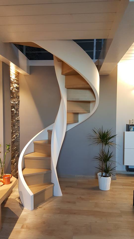Scale elicoidale in legno Eli Le 18 Realizzata a Reggio Emilia | Rizzi ...